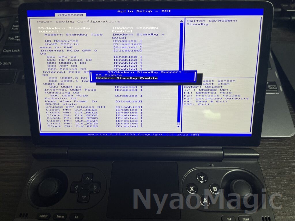 GPD-WIN-MINI-BIOS | 身に着けたものがそのすべて
